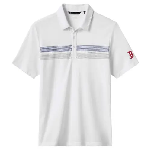 Travis Mathew Boston Red Sox Top Recruit Tri-blend Polo