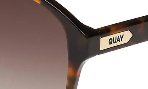 Quay 53mm Gradient Round Frame Sunglasses