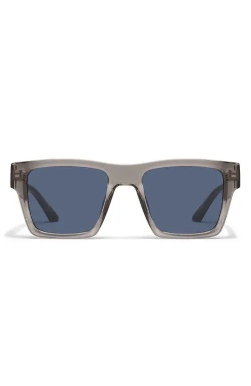 Quay Fast Lane Square Sunglasses - Grey/navy Polarized