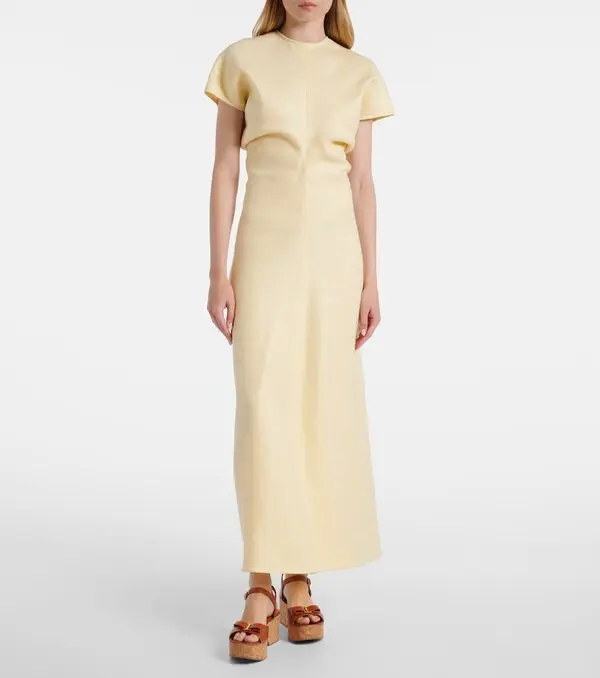 FERRAGAMO Selna Leather Wedge Sandals