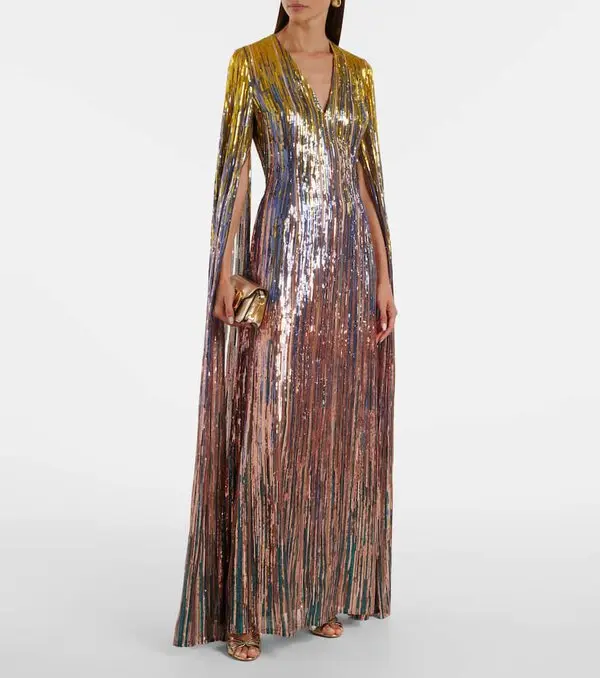 Elie Saab Sequined Gown
