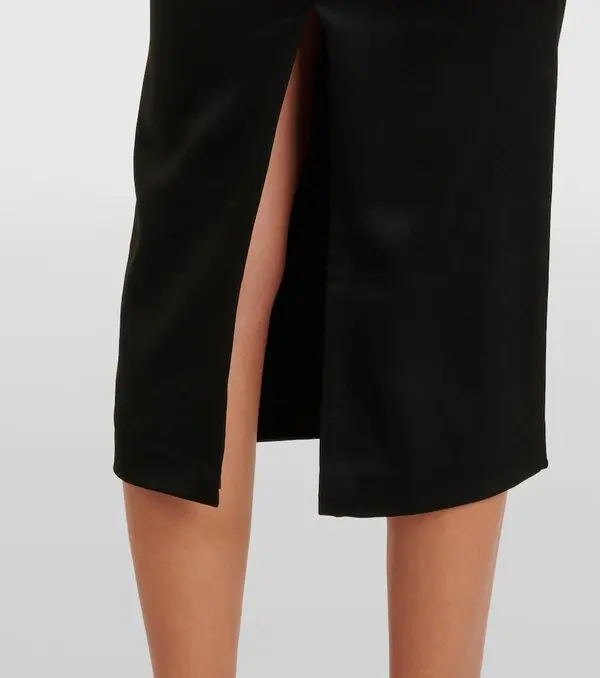 Alex Perry Asymmetric Draped Midi Dress