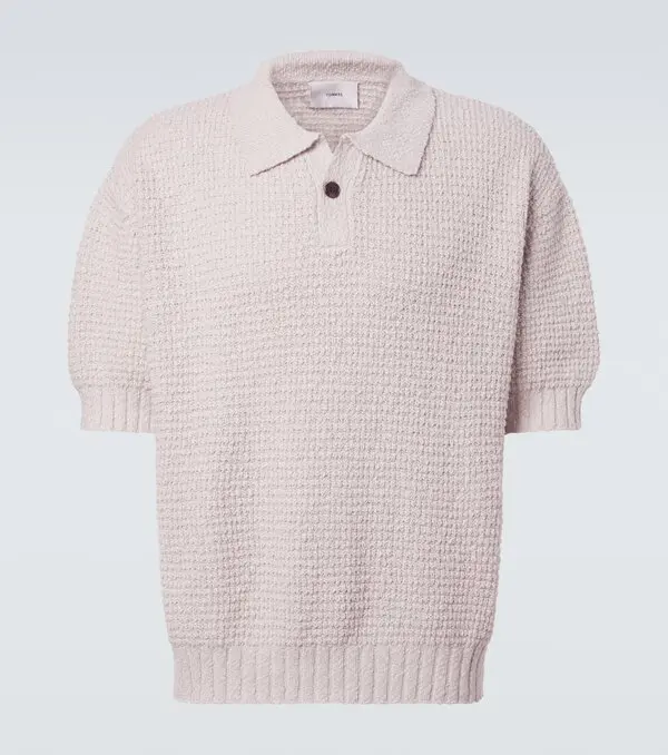 Commas Knitted Cotton Polo Shirt