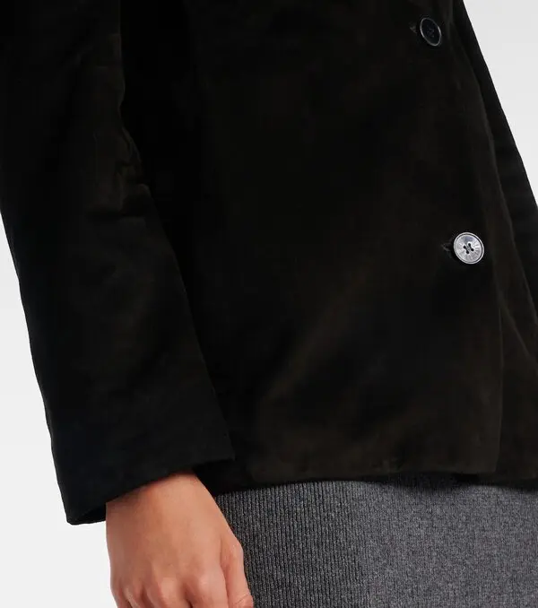 Nour Hammour Opus Suede Blazer