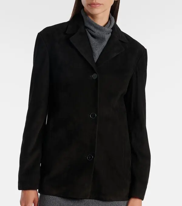 Nour Hammour Opus Suede Blazer
