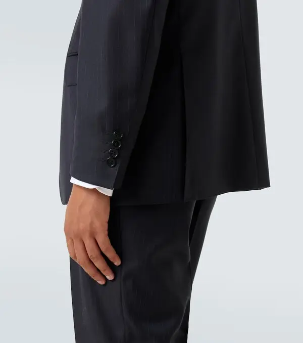 Canali Pinstripe Wool Suit