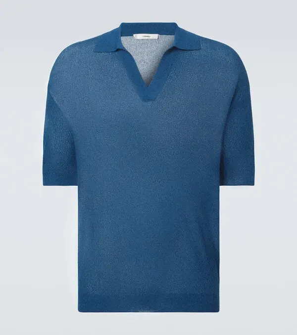 Commas Knitted Polo Shirt