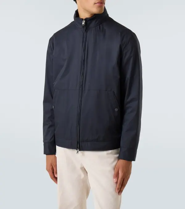 Canali Nuvola Reversible Blouson - Blue