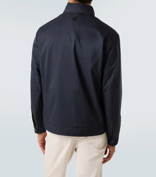 Canali Nuvola Reversible Blouson - Blue