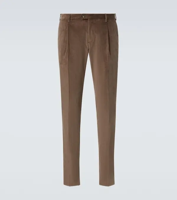 LARDINI Cotton Corduroy Suit Pants