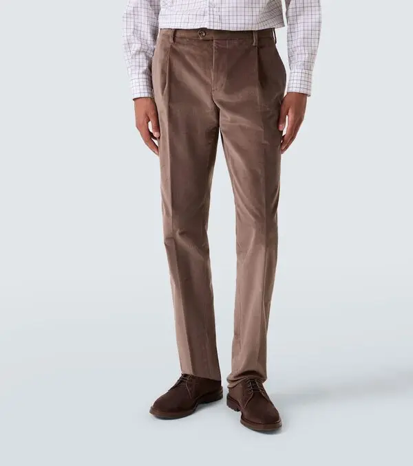 LARDINI Cotton Corduroy Suit Pants