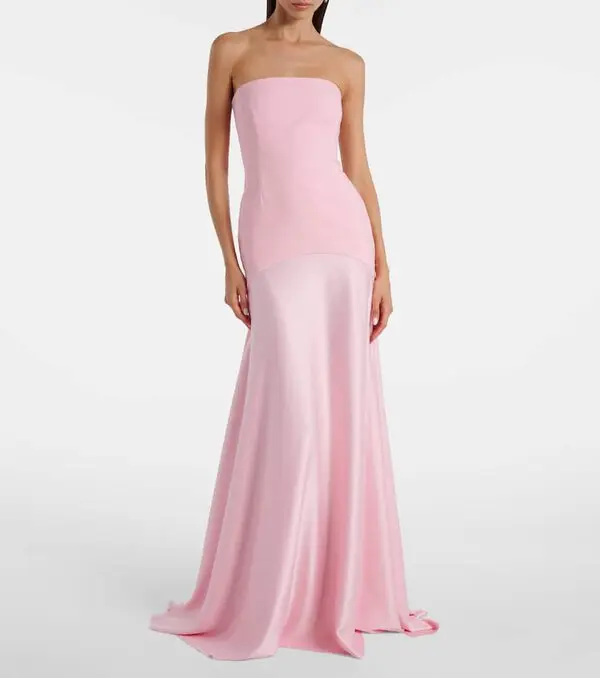Solace London Alessandra Satin Gown