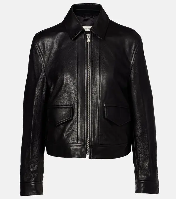 Nour Hammour Layne Leather Jacket
