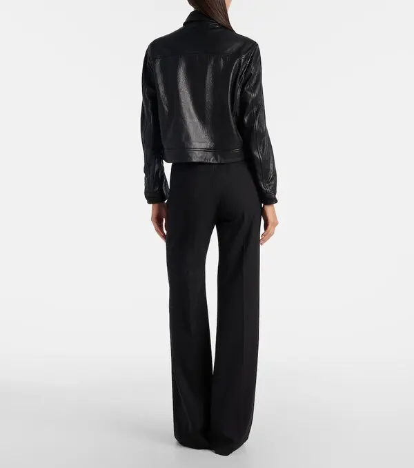 Nour Hammour Layne Leather Jacket