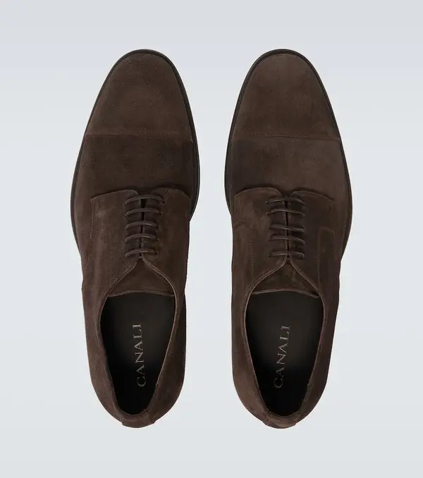 Canali Suede Derby Shoes