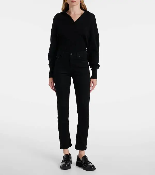 Ag Mari Mid-rise Straight Jeans