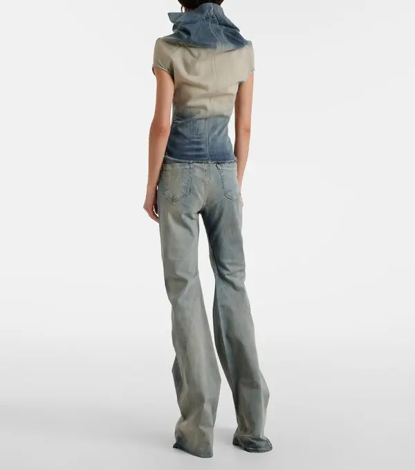 Rick Owens Draped Denim Top