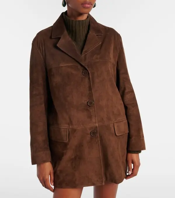 Nour Hammour Voltia Suede Jacket