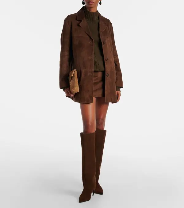 Nour Hammour Voltia Suede Jacket
