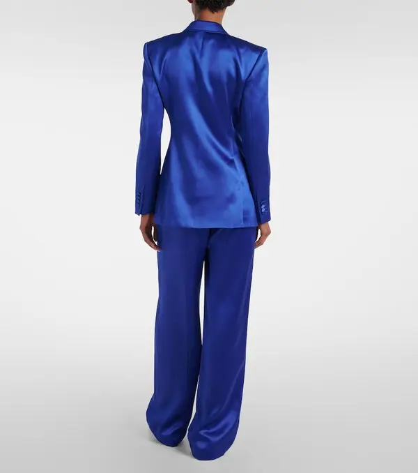 Gabriela Hearst Aleah Silk Blazer - Blue