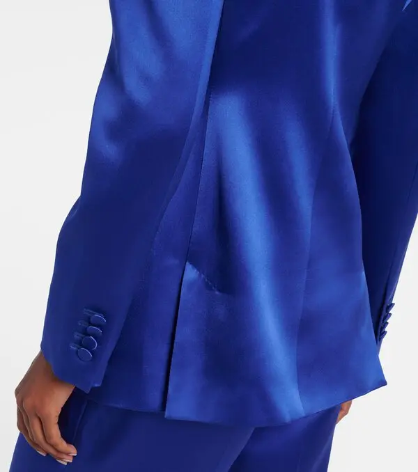 Gabriela Hearst Aleah Silk Blazer - Blue