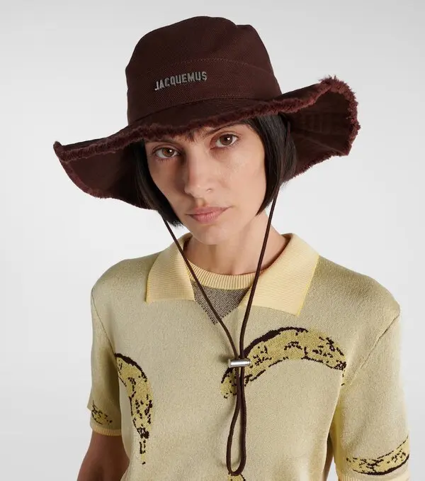 Jacquemus Artichaut Denim Sun Hat - Brown