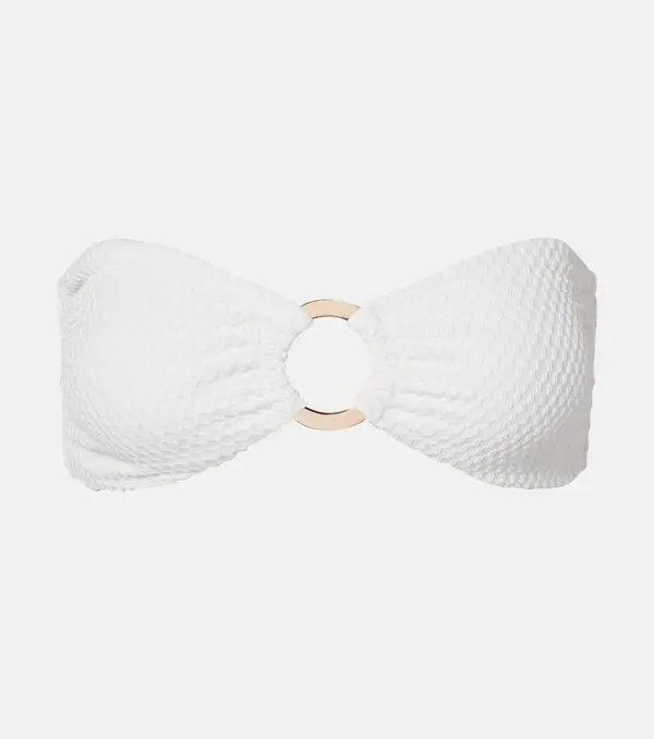 ALEXANDRA MIRO Carlotta Bikini Top - White