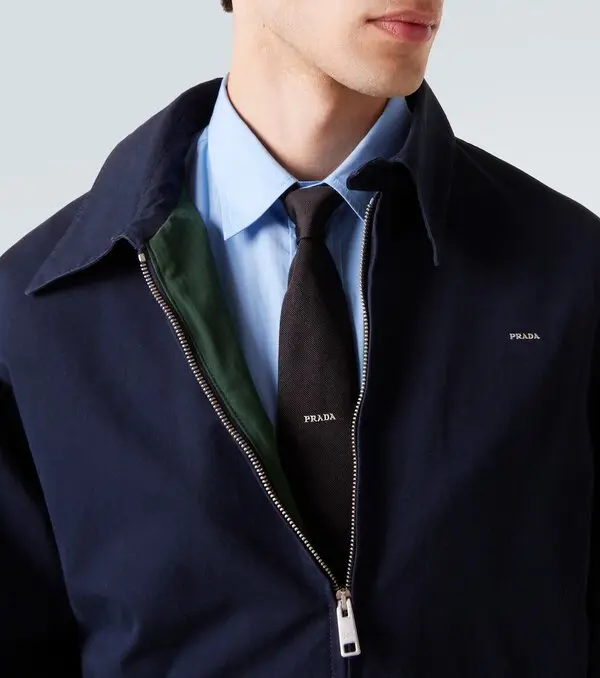 Prada Silk Tie - Black