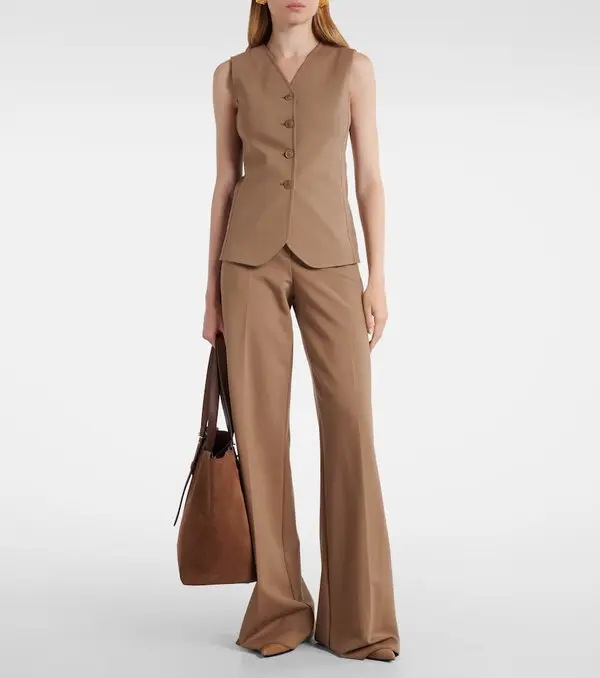 Max Mara Archetipo Large Suede Tote Bag