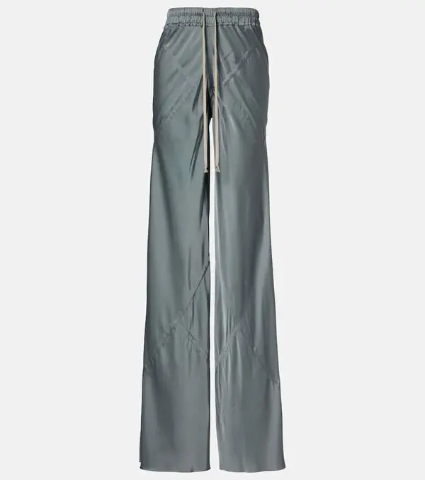 Rick Owens Oversized Charmeuse Wide-leg Pants