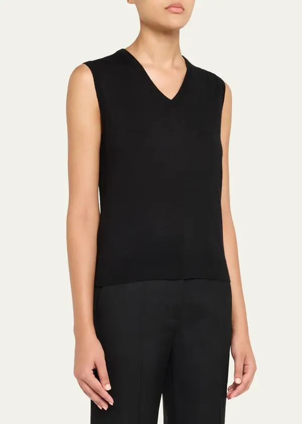 LISA YANG Lauri Sleeveless Cashmere Top