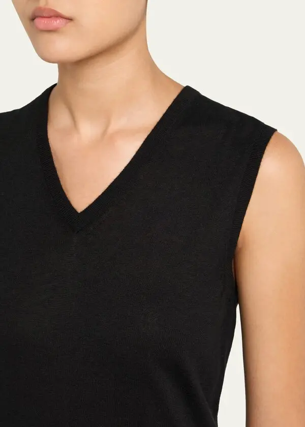 LISA YANG Lauri Sleeveless Cashmere Top