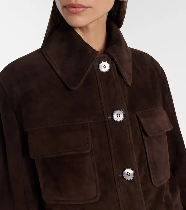 Nour Hammour Lorien Suede Jacket