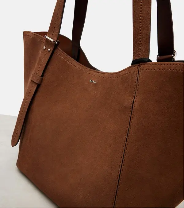 Max Mara Archetipo Large Suede Tote Bag