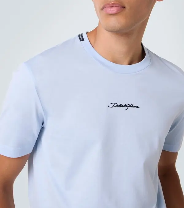 Dolce & Gabbana Logo Cotton Jersey T-shirt