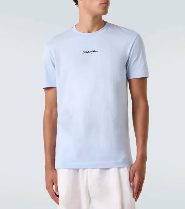 Dolce & Gabbana Logo Cotton Jersey T-shirt