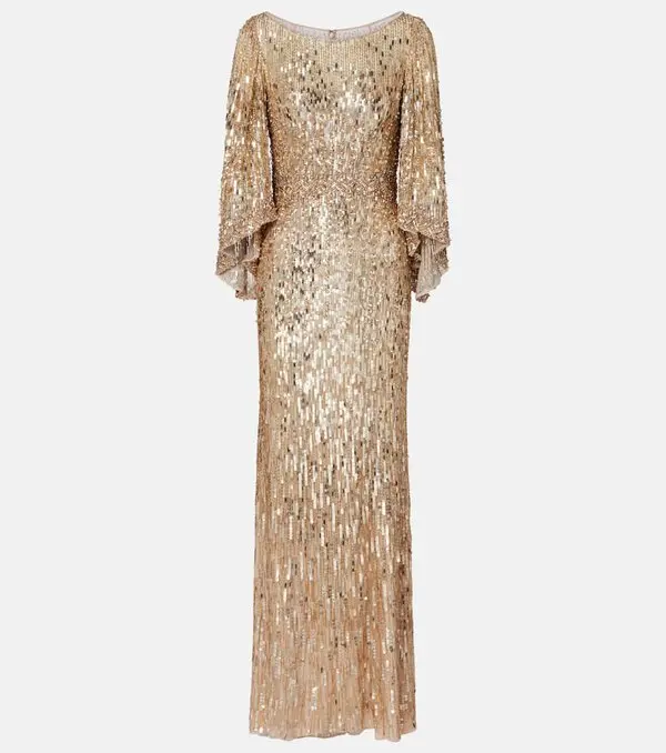 Jenny Packham Ines Sequined Gown