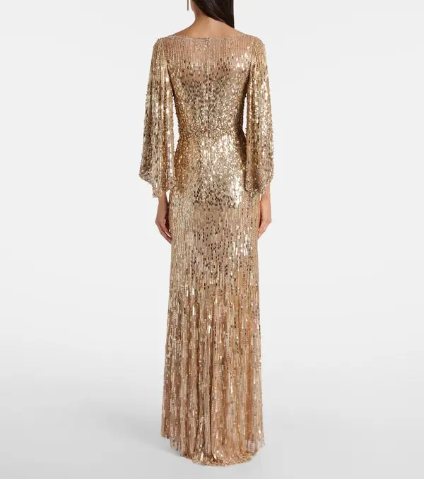 Jenny Packham Ines Sequined Gown