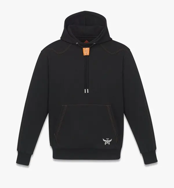 Mcm Logo Stitch Ponte Hoodie