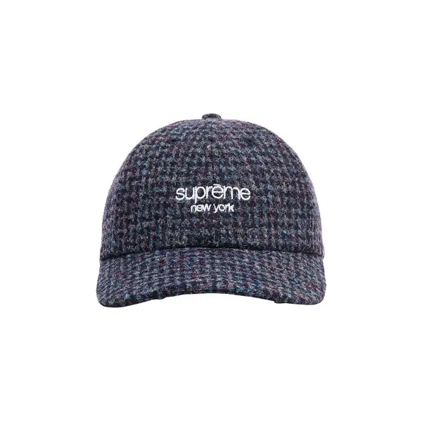 Supreme Harris Tweed 6-panel Cap - Blue