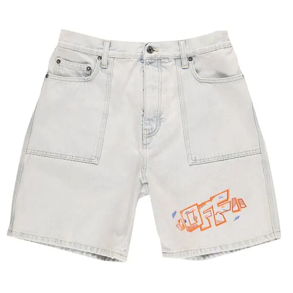 Off-White Utility Denim Shorts