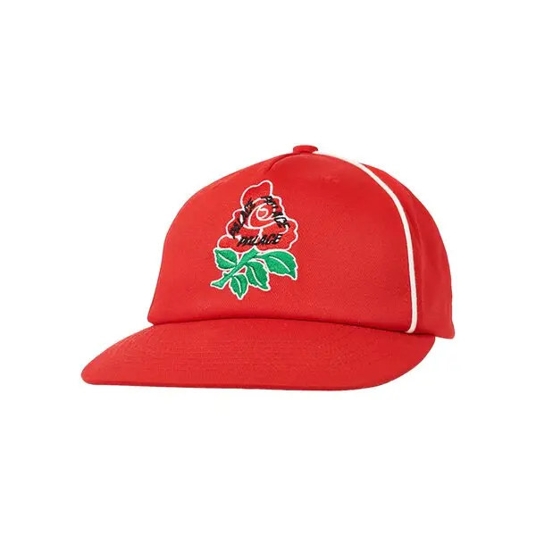 PALACE English Rose 5-panel Cap - Red