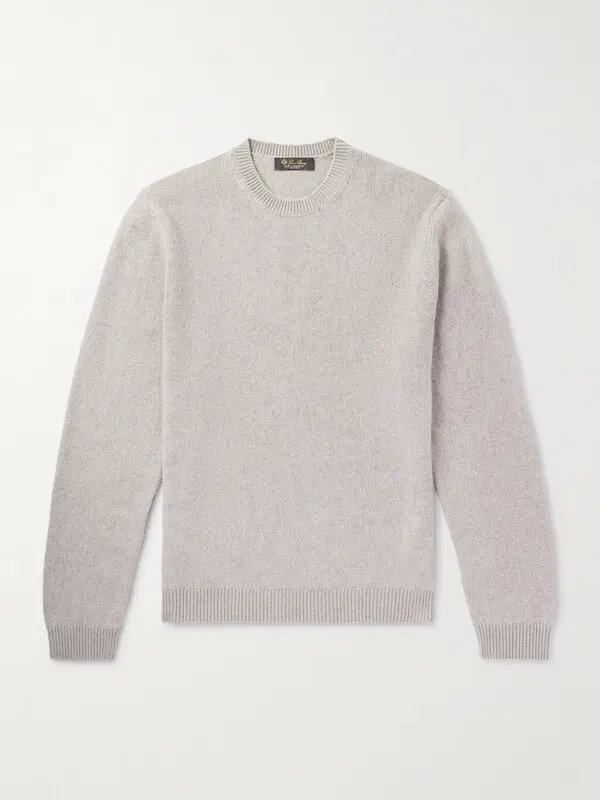 Loro Piana Fobello Cashmere Sweater - Gray