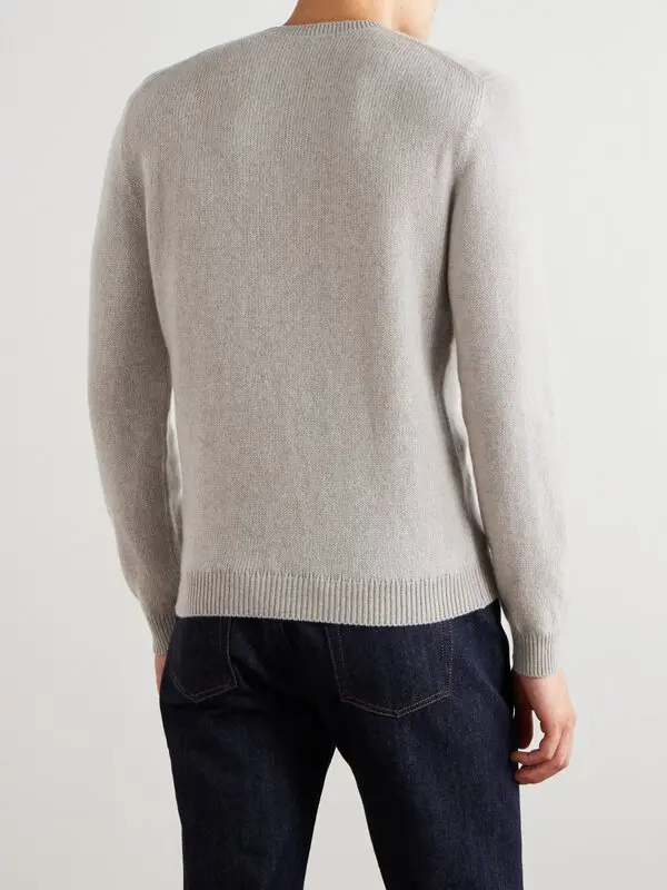 Loro Piana Fobello Cashmere Sweater - Gray