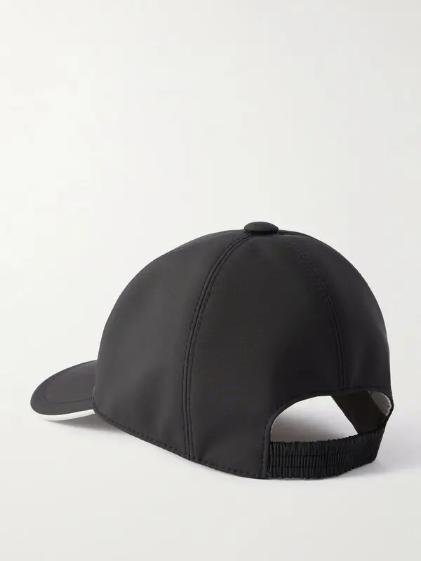 Loro Piana Logo-embroidered Storm System® Baseball Cap - Black