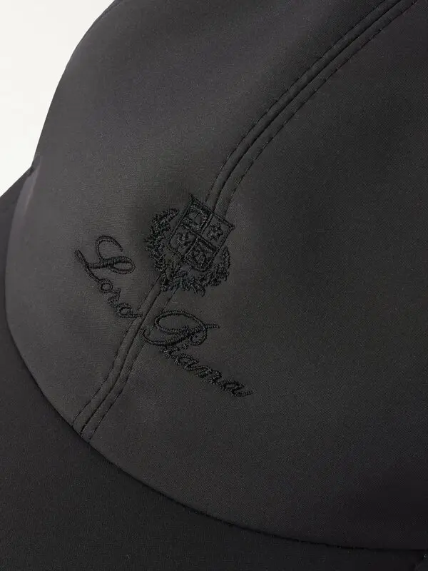 Loro Piana Logo-embroidered Storm System® Baseball Cap - Black