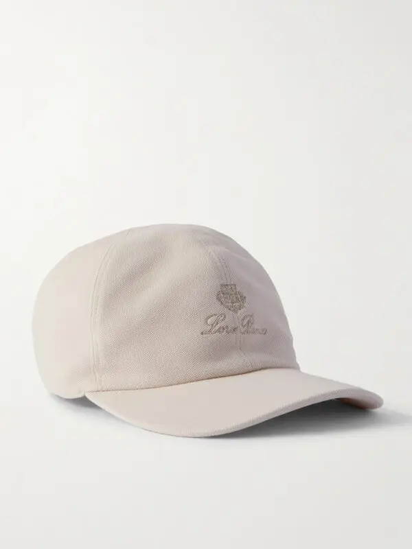 Loro Piana Logo-embroidered Baseball Cap - Neutrals