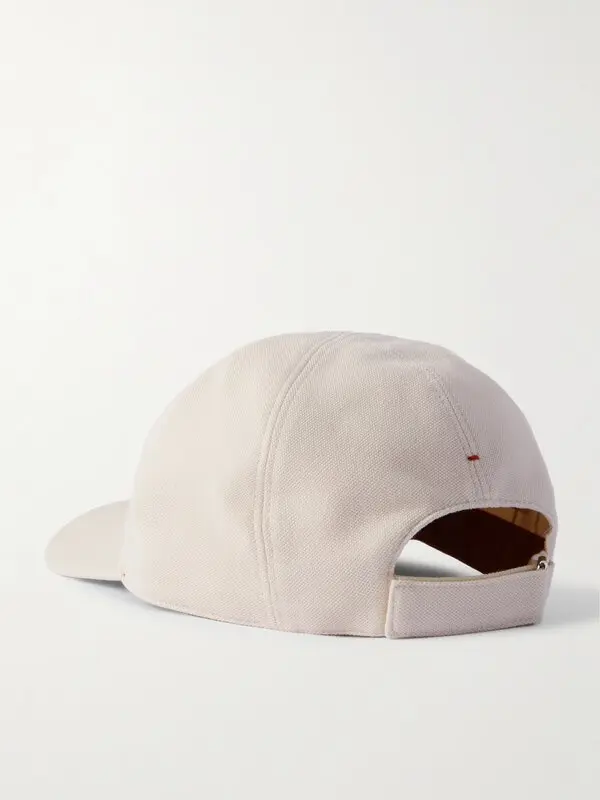 Loro Piana Logo-embroidered Baseball Cap - Neutrals