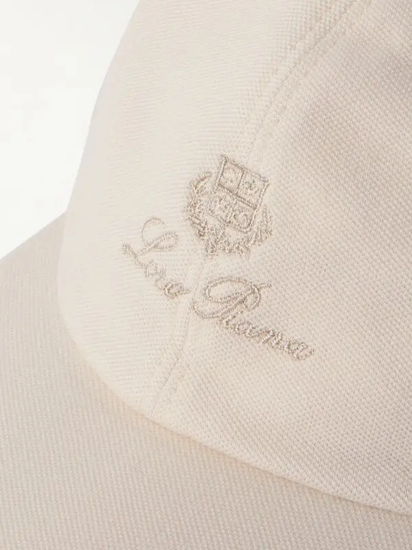 Loro Piana Logo-embroidered Baseball Cap - Neutrals