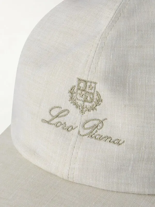 Loro Piana Logo-embroidered Baseball Cap - Gray